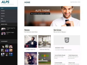 45 Good WordPress Themes with Vertical Menus